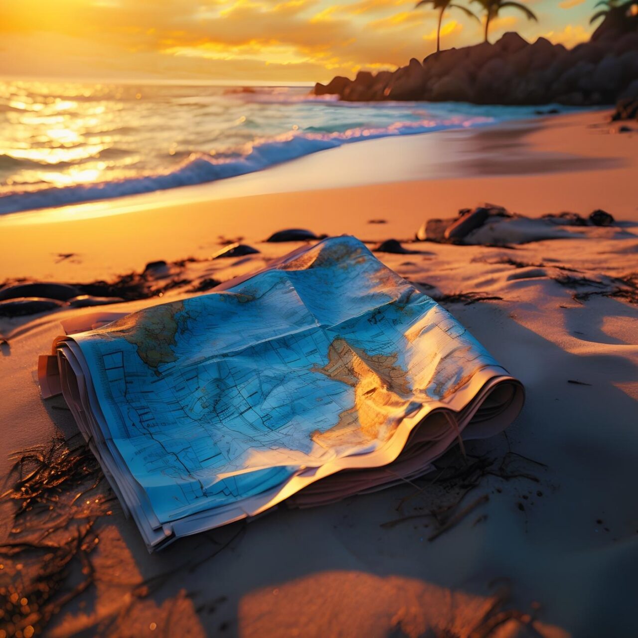 BEACHED MAP | Limited Edition Collectible Art | ΔRTCHWΔY