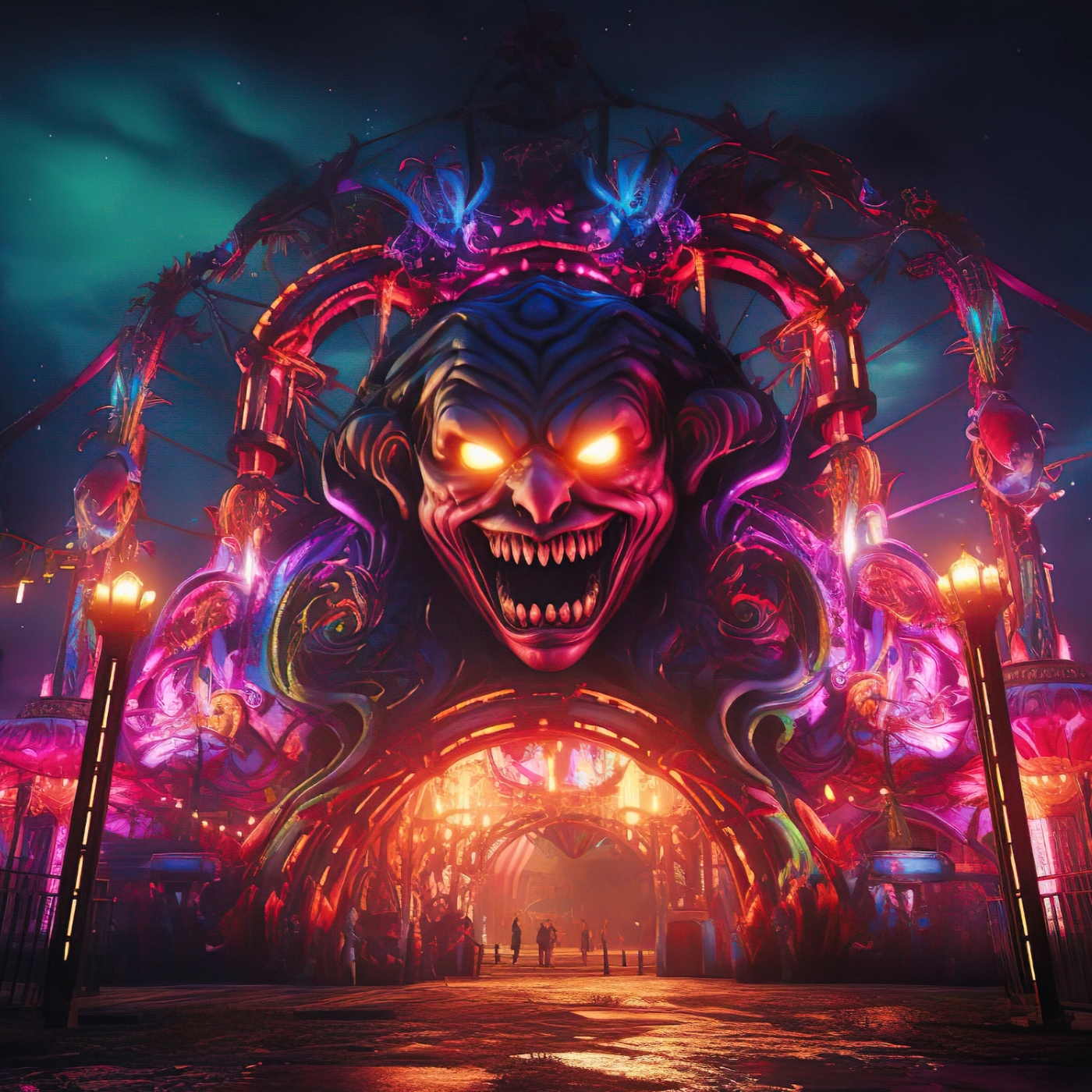CURSED CARNIVAL | Limited Edition Collectible Art Print | ΔRTCHWΔY